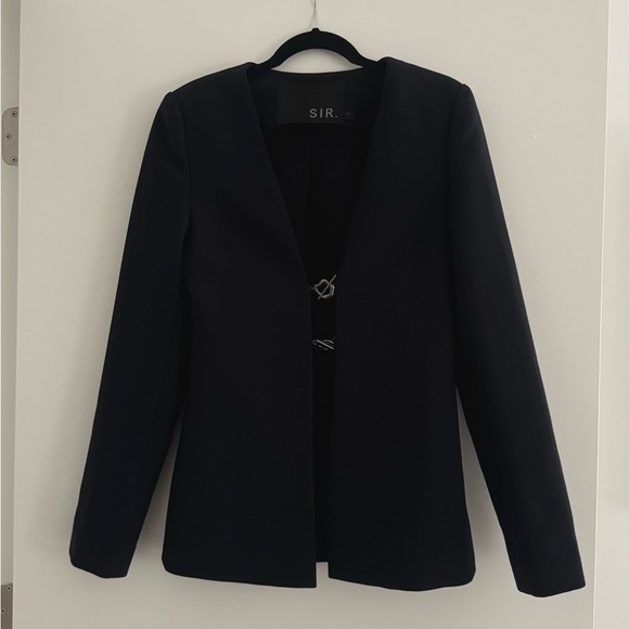 Sir. | Jackets & Coats | Sir Black Womens Blazer Top | Poshmark